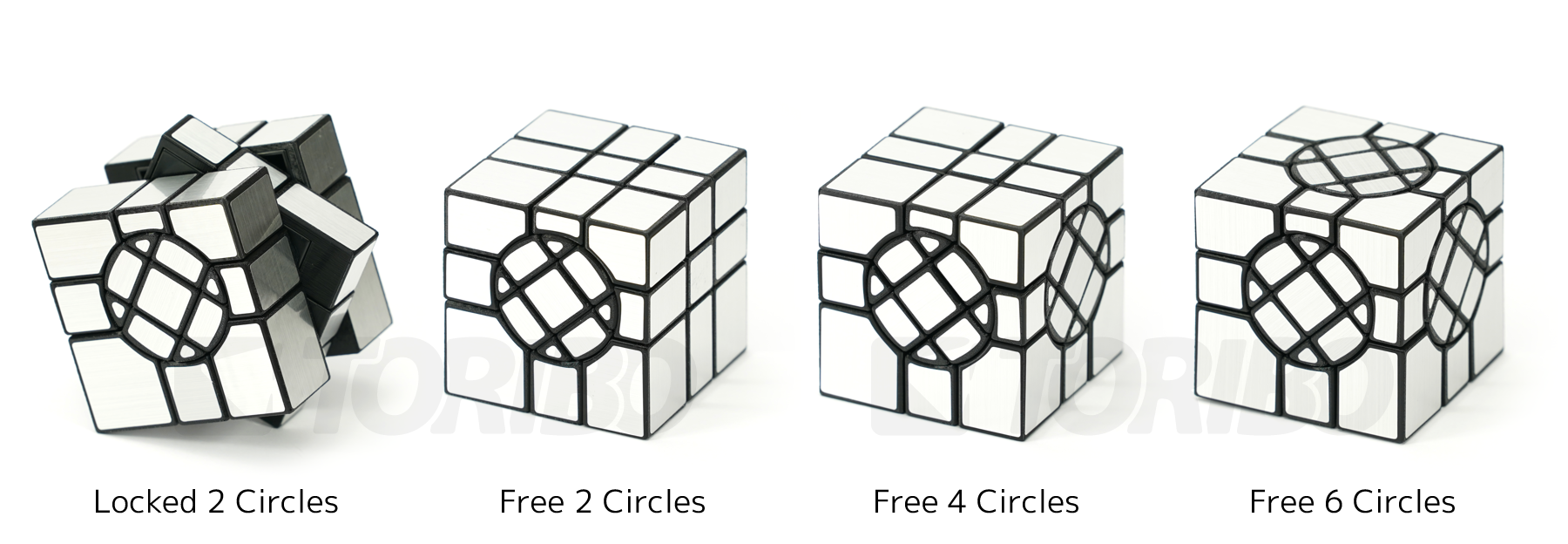 triboxストア / Xu MOD Crazy Mirror Cube 3x3x3 Locked 2 Circles triboxストア / Xu MOD Crazy Mirror Cube 3x3x3 Locked 2 Circles